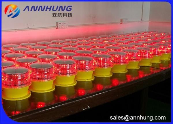 Quality Red  LED Aviation Obstruction Light  With GSM Monitoring Function For Tower for sale