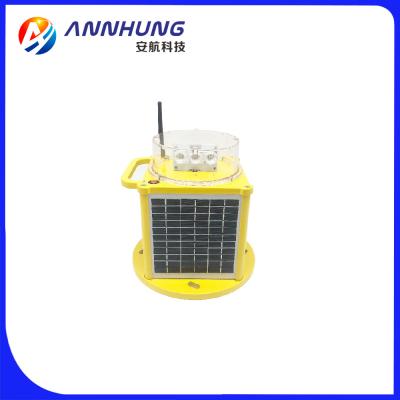 China FATO Solar Airfield Light Steady Burning Runway Edge Light White Blue Red Green Colors for sale