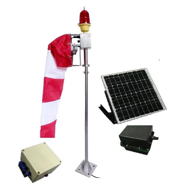 Quality 3.6VDC Solar Powered Runway Lights Portable Controller Plastic Body Material for sale