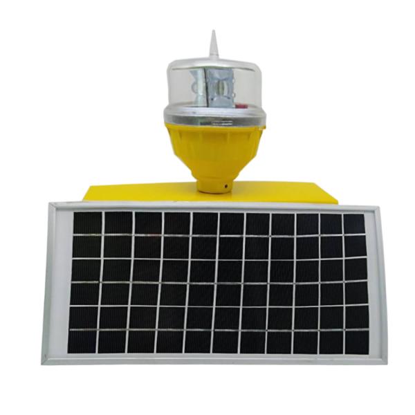 Quality L810 Solar Obstacle Aviation Obstruction Light IP66 Polycarbonate Body for for building / tower for sale