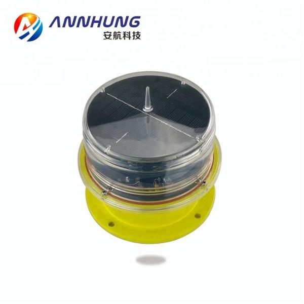 Quality AH-LS/L Low Intensity LED Solar Powered Obstruction Lights Aviation Aluminum Alloy for sale