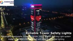 Medium Intensity LED Aircraft Warning Lights Obstruction flashing