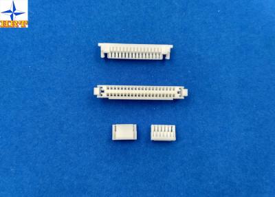 中国 単一の列のサーキット ボードの関係、白いPCBワイヤー コネクターGHのコネクターPA66材料 販売のため