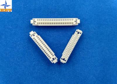 Cina connettore doppio del cavo di fila del passo di 1.25mm con la chiusura della materia plastica a chiave della struttura PA66 in vendita