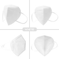 China High Filter Efficiency Fold Flat Mask , Non Woven  Disposable N95 Mask for sale