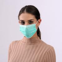 China Safe Breathable Disposable Medical Face Mask With Elastic Ear Loop for sale