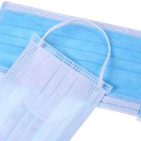China High Filter Efficiency Disposable Mouth Mask With Adjusted Nose Clip for sale