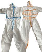 China Mutiple Size Full Body 3 Layer Disposable Protective Coverall for sale