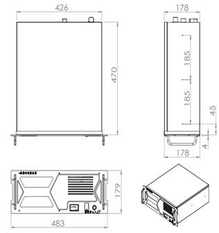 Cina 4U 19 Inch Rack Mount Rugged Industrial Server Supporto sistema Windows / Linux in vendita