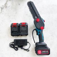 China Mini Chainsaw Cordless 6 Inch Switch Security Lock Handheld Small Chainsaw for sale