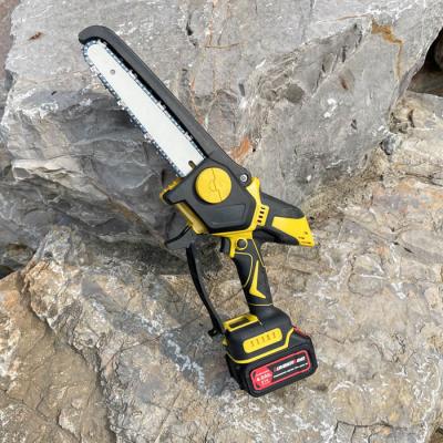 21V 8' Mini Serradura de cadena portátil sin cables Batería de litio para cortar madera