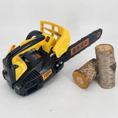 China 2 Stroke Yellow Wood Cutting Gasoline Chainsaw  Mini 25cc 2500 12'' for sale