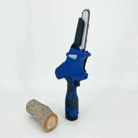 China 21V 6'' Rechargeable Electric Pruning Wireless Logging Orchard Pruning Lithium Chainsaw Handheld for sale