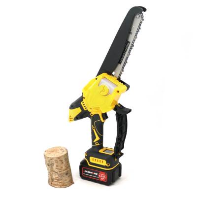 Китай 8 дюймовая литиевая электрическая батарея без щетки цепная пила портативная 21В перезаряжаемая беспроводная продается