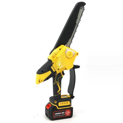 Китай 8 дюймовая беспроводная электрическая цепная пила Дереворезатели Деревообрабатывающая цепная пила Электрический инструмент без щетки продается