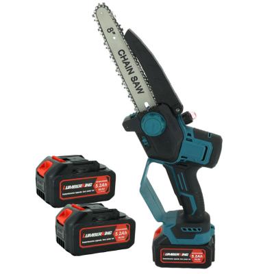 중국 휴대용 전기 무선 체인톱 배터리 소형 8 인치 전력 휴대용 체인톱 판매용