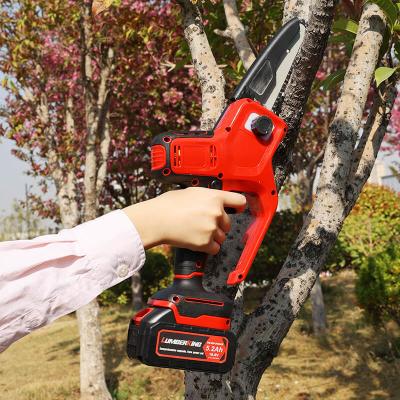 중국 새 모델 6인치 21V 반 슬리드 핸들 미니 전기 중국 체인톱 판매용