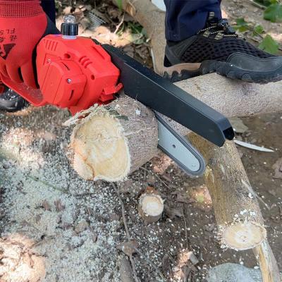 Cina Mini motosega di litio senza fili ricaricabile da 8 pollici con batteria motosega di litio a mano singola in vendita