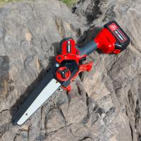 China Rechargeable 8-Inch Lithium Electric Chainsaw Home Use for sale