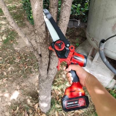 Китай Ручная зарядная электрическая цепная пила для обрезки древесины DIY литийная цепная пила для домашнего хозяйства продается