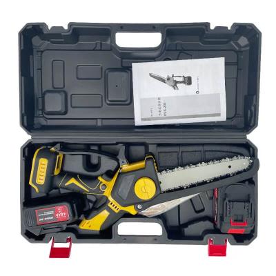 중국 브러시리스 충전식 체인톱 21V 리튬 배터리 무선 체인톱 판매용