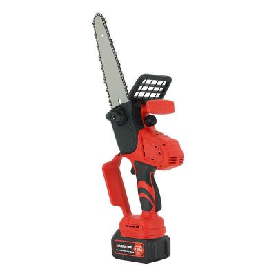 China Cordless Mini Chainsaw 8 Inch Rechargeable Hand Held Chain Saw Machine for sale