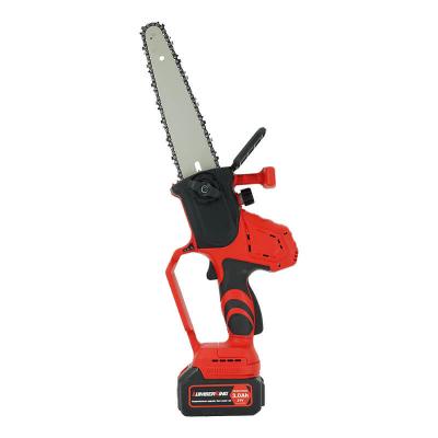 China 8 Inch Battery Powered Mini Chainsaw with Automatic Chain Tension and Oil Pump for sale