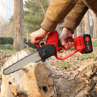 China 8 Inch Battery Chain Saw with Auto Oil System and 550W Power for Efficient Cutting for sale