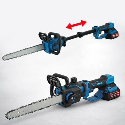 China 12 Inch 550W 21V Electric Pole Chainsaw Cordless Telescopic Chainsaw for Tree Trimming for sale
