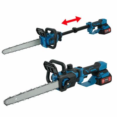 China 12 Inch Battery Pole Chainsaw Telescopic Electric Chainsaw for Tree Pruning Garden Cutting for sale