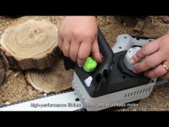 Professionele DIY kettingzaag Elektrische kettingzaag Handle Top Tree Cutter met draadloze hout snijden Power Handzaag