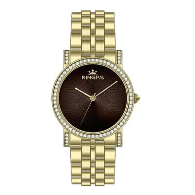 China Custom Logo Gold Ladies Watches , Ladies Wrist Watches 36.0mm for sale