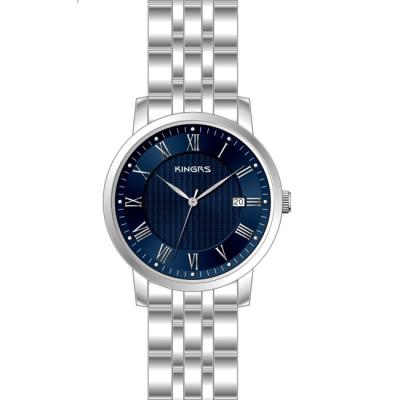 China O OEM prateia o relógio de pulso de aço inoxidável ocasional do ouro para os homens, SS15058GQ à venda
