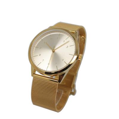 China Unisex Zinc Alloy Wrist Watch With Stainless Steel Mesh Band , Quartz  Movement for sale