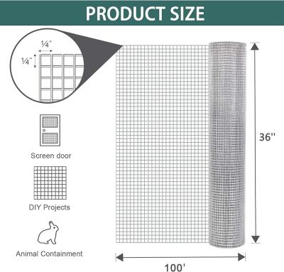 China Niedrige Preise Garantierte Qualität Drahtnetz Roll Produkt geschweißtes Drahtnetz 3' 4' 16 Gauge Farm Zaun Roll zu verkaufen
