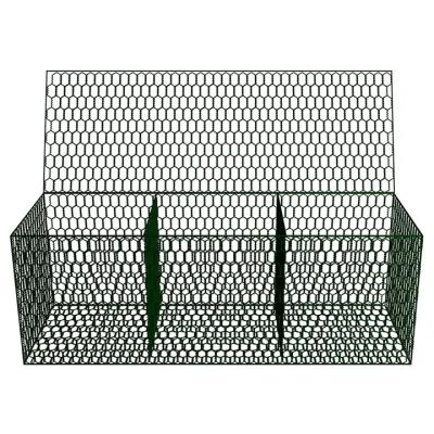 China Direct Wholesale Good Quality 2X1X1 Hot Dip Galvanized Gabion Hexagonal Wire Mesh Cajas de piedra para cercas de pared de jaula en venta