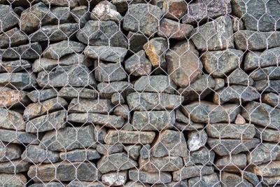 China Professionelle Herstellung Werbepreis Einfache Installation Galvanisierte Gabion Käfige Sechseckdrahtnetz Gewebte Gabion Box zu verkaufen