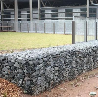China New High Quality China Manufacture Gabion Wire Mesh Baskets Gabion Stone Fence Hexagonal Gabion Wire Mesh Boxes for sale