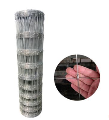 China Red de ganado de pasto de la cerca de ángulo de hierro poste barandillas red de red de círculo de ganado de la red de alambre galvanizado cerca en venta