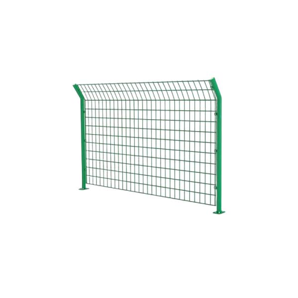 Quality Custom Green Dark PVC 3D Curved Wire Mesh Fence For Orchard Periphey Sturdy Construction for sale