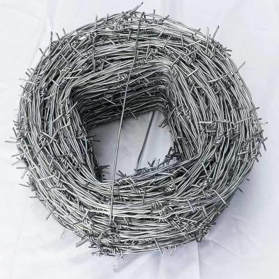 China Guaranteed Quality Unique Galvanized Barbed Wire 50 KG Per Roll GI Barbed Wire Bunnings For Protection for sale
