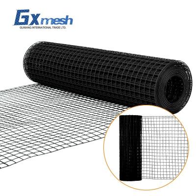 China 0.2m-2m Height Anping Direct Guaranteed Welded Wire Mesh Black PVC 1x1 for Chicken Coop for sale