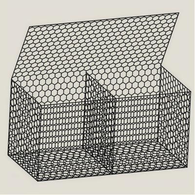 China Nuevo diseño de alta calidad Gabiones caja galvanizado de caliente material Gabión jaula de piedra en venta