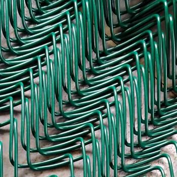 China Verzinkte PVC-beschichtete Metallrahmen Schwerlastindustrie Zyklone Draht Natur Kettenverbindung Zaun zu verkaufen