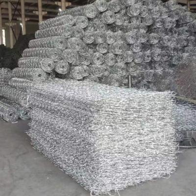 China Directly Supply 1X1X1 Galvanized Hexagonal Wire Mesh Gabion Box for Flood Control for sale