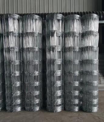 China Silver Hot Dip Galvanized Wire Weaving Wild Link Joint Fence Cattle Sheep Deer Fence for sale