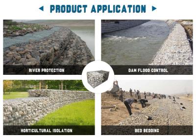 China 10X12 Gabion Box and Heavy Hexagonal Wire Nettings for Strengthening Retaining Wall for sale