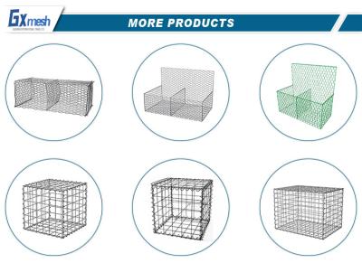 China 10X12 Gabion Box and Heavy Hexagonal Wire Nettings for Strengthening Retaining Wall for sale