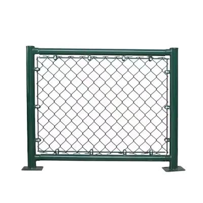 China ECO FRIENDLY Custom Hot Dipped Galvanized Chain Link Fence Cyclone Wire Mesh Fence for sale