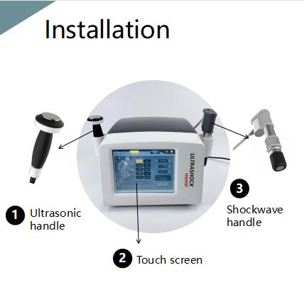 Pneumatic Ballistic 3W/CM2 Ultrasound Therapy Machine 4
